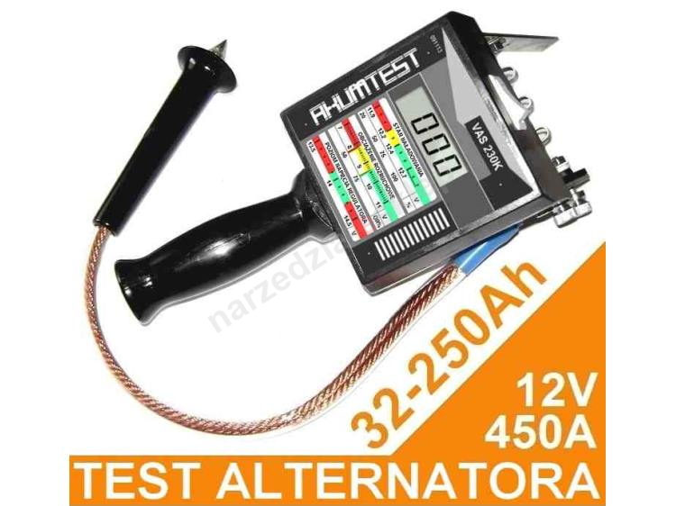 Tester akumulatora VAS 230 12V - Testery akumulatora - narzedzia-esklep.pl